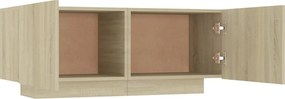 vidaXL Noční stolek 100 x 35 x 40 cm dřevotříska [3082768] Barva: Betonová šedá