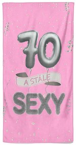 Osuška Stále sexy – růžová (věk: 70)