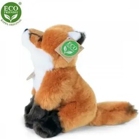 RAPPA Plyšová liška sedící 21 cm / ECO-FRIENDLY / od 0 měsíců