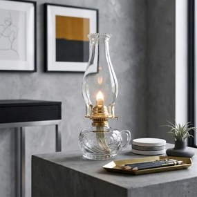 BRILAGI - Petrolejová lampa MERLIN čirá
