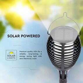 LED Solární svítidlo FLAME 4v1 LED/0,45W/3,7V IP44 500 mAh