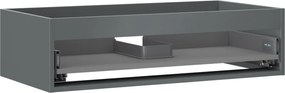 Mexen Box-A, závěsná skříňka 90 cm, 1 zásuvka, grafitová matná, 91AX0-0900-235-1-66