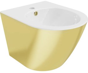 Mexen Lena závěsný bidet, Bílá/Zlatá - 35224806