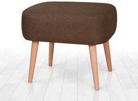 Atelier del Sofa Taburet Parrot - Brown, Hnědá