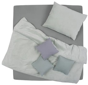 SCANquilt povlečení VELUR UNI khaki 140 x 200/70 x 90 cm