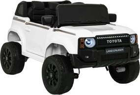 Elektrické autíčko Toyota Land Cruiser PRADO bílé