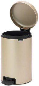 Brabantia Pedálový koš NewIcon 12L champagne