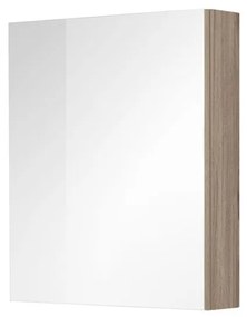 Mereo Aira, koupelnová galerka 60 cm, zrcadlová skříňka, dub Kronberg CN715GD