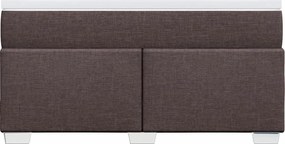vidaXL Box spring postel s matrací 140x200 cm textil [3285137] Barva: světle šedá