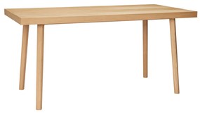 HÜBSCH Jídelní stůl HERRINGBONE 160x80 cm světlý 881612