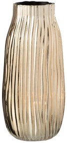 OnaDnes -20% Zlatá skleněná váza J-line Noterich 30 cm
