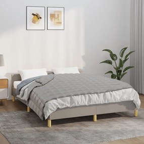 Zátěžová deka šedá 140 x 200 cm 10 kg textil 3154782