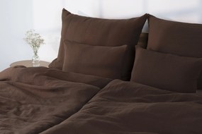 Celoroční mušelínové povlečení Chocolate - GOTS Velikost: 220 x 200 + 2 x 70 x 90
