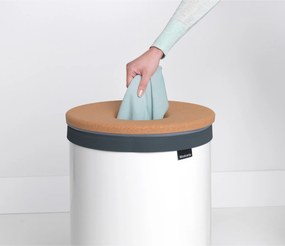 Koš na prádlo Brabantia 60l bílý/korkové víko
