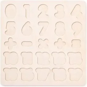 Woody Puzzle - číslice na desce / od 3 let