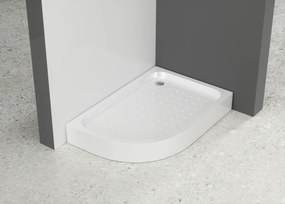 LOR 120x80 Pravá Sprchová vanička asymetrická, akrylát