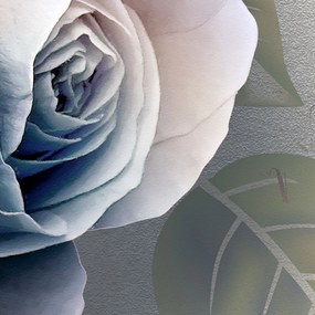 Malvis ® Tapeta Růže a motýl Vel. (šířka x výška): 432 x 290 cm