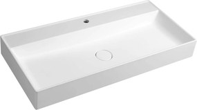 Sapho - Umyvadlo 100x47 cm, bez přepadu, otvor pro baterii, bílá TW100