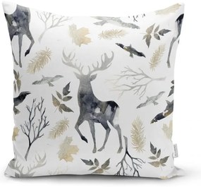Sada 4 vánočních povlaků na polštář a běhounu na stůl Minimalist Cushion Covers Holiday Season