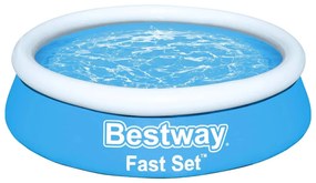 Bestway Nafukovací bazén Fast Set s příslušenstvím 183 x 51 cm modrý