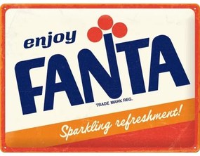 Postershop Plechová cedule: Fanta (Sparkling Refreshment!) - 40x30 cm