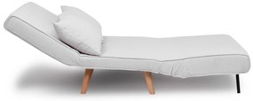 Hanah Home Rozkládací dvoumístná pohovka FOLDE krémová 120 cm