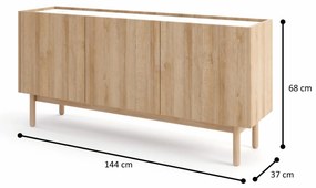Komoda BOHO K144 68 - dub riviera