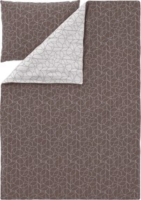 Livarno® Saténové ložní povlečení, 140 x 200 cm, 70 x 90 cm (hnědá)