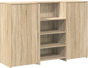 Recepční stůl dub sonoma 155x50x103,5 cm kompozitní dřevo 3324198