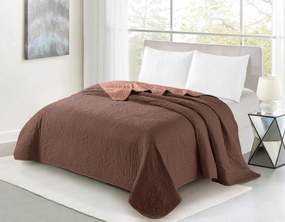 Dilios Florena přehoz na postel Barva: brown/peach - hnědá/broskvová, Rozměr: 160 x 220 cm