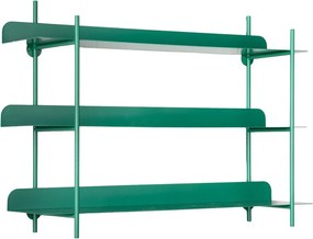 Zelená patrová kovová police 60 cm Cool Retro – PT LIVING