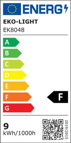 LED žárovka E27 teplá 3000k 9w 820 lm senzor soumraku