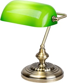 Rabalux BANK stolní lampa 60W/E27/IP20 - bronz