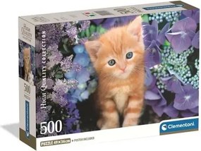 Clementoni 35585 Puzzle Zrzavé kotě 500 dílků / od 10 let