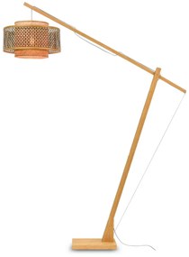 Bhutan stojací lampa Barva dřeva:: přírodní bambus, velikost stínidla:: L - 50x30cm, velikost stojanu:: L - výška 207cm