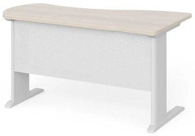 Rohový stůl Manager 140 x 80 cm, levý, akát světlý