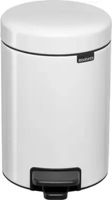 Brabantia Newicon Pedálový odpadkový koš 3 L bílá / průměr 16.8 cm / v