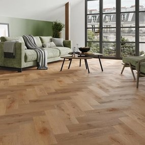 Vinylová plovoucí podlaha Afirmax Legnar Herringbone 42705 Garda Oak 1,402 m²