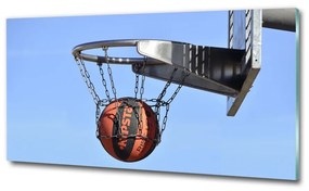 Wallmuralia Foto-obraz fotografie na skle Basketbal 100x50