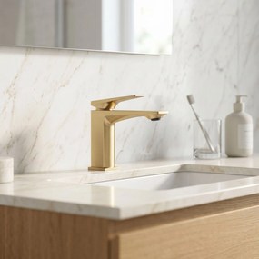 Rea Prime Premium, umyvadlová baterie h-150, zlatá matná, REA-B6775