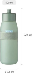 Černá plastová lahev 500 ml Ellipse – Mepal