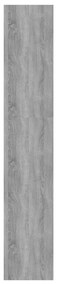 Petromila Knihovna/dělicí stěna šedá sonoma 80x30x166 cm kompozitní dřevo