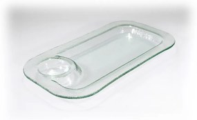 BDK-GLASS Tácek na sushi 39x21cm - čirý