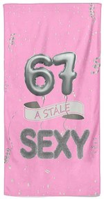 Osuška Stále sexy – růžová (věk: 67)