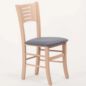 Stima Židle ATALA s čalouněným sedákem dub sonoma LUX jeans 33