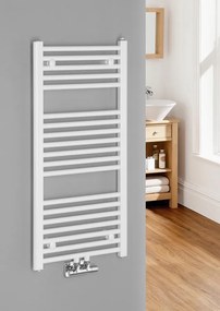 Sapho, DIRECT otopné těleso se středovým připojením, 450x1320 mm, 594 W, bílá