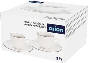 Bílý porcelánový šálek na espresso 100 ml Decora – Orion