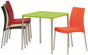 Stima Stohovatelná zahradní jídelní židle BOULEVARD | Odstín: polypropylen rosso