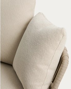 Béžová/taupe zahradní modulární pohovka 167 cm Osani – Kave Home