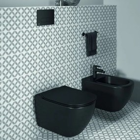 Ideal Standard Tesi WC závěsné s AquaBlade, černá mat T0079V3